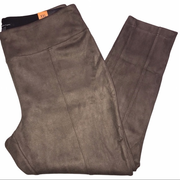 Andrew Marc | Pants & Jumpsuits | Andrew Marc Faux Suede Taupe Pullon ...
